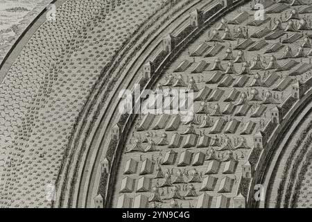 History of Gaul. Battle between Romans and Celts. Illuminated ...