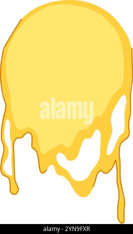 heat melted circle cartoon vector illustration Stock Vector Image & Art ...