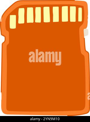 files sd card cartoon vector illustration Stock Vector Image & Art - Alamy