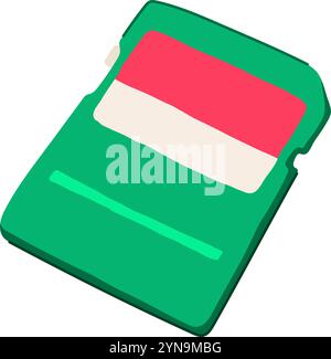 files sd card cartoon vector illustration Stock Vector Image & Art - Alamy