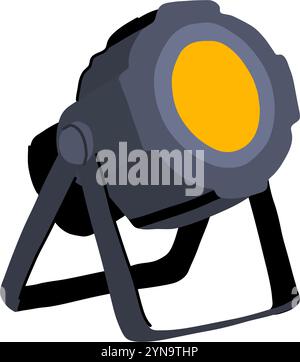 ed spotlight stage cartoon vector illustration Stock Vector Image & Art ...