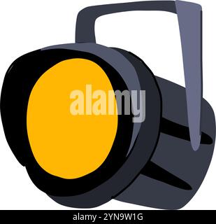 ed spotlight stage cartoon vector illustration Stock Vector Image & Art ...