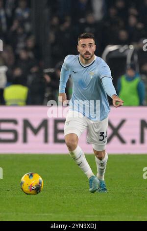Lazioâ??s Mario Gila during the Italian Football Championship League A 2024/2025 match between ...