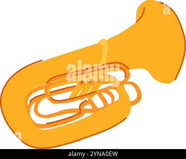 large tuba cartoon vector illustration Stock Vector Image & Art - Alamy