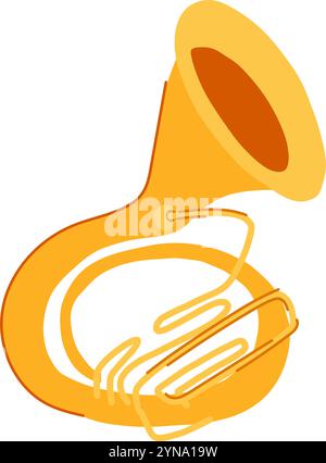 deep tuba cartoon vector illustration Stock Vector Image & Art - Alamy
