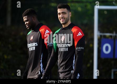 Arsenal's Mikel Merino during a training session at at the Sobha Realty ...