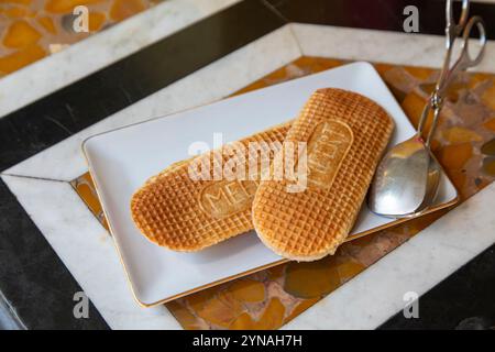 France Nord Lille Meert waffles famous pastry Stock Photo - Alamy