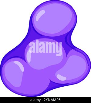 swirl colorful liquid shapes cartoon vector illustration Stock Vector ...