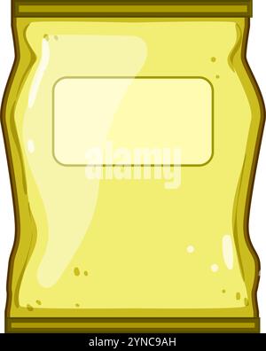 convenient snack pack cartoon vector illustration Stock Vector Image ...