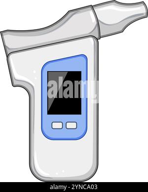 airflow spirometer cartoon vector illustration Stock Vector Image & Art ...