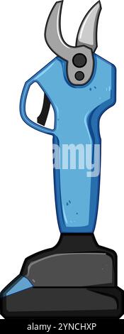 lopper tree trimmer cartoon vector illustration Stock Vector Image ...