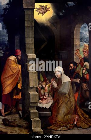 Adoration of the Shepherds By unknown Flemish Painter Belgian Belgium ...