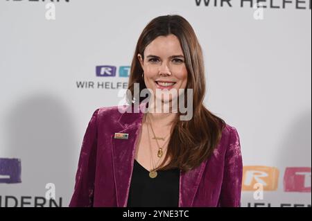Moderatorin Linda Mürtz nimmt am 29. RTL Spendenmarathon wir helfen ...