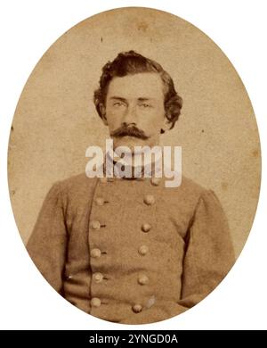 Carte-de-visite of Col. Samuel Lockett Stock Photo - Alamy