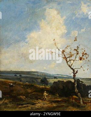 Cecil Gordon Lawson (1849-1882) - Haymaking by Moonlight Stock Photo ...