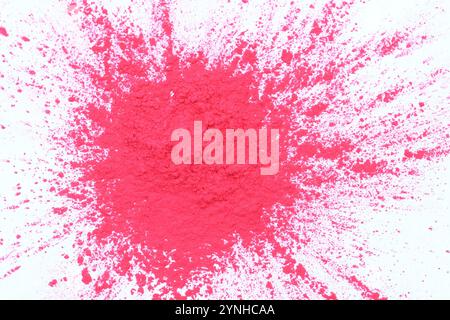 magenta laser powder as very nice technology background Stock Photo - Alamy
