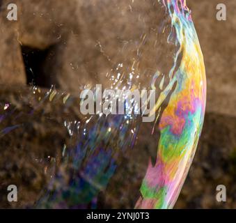 Giant Bubble Popping Stock Photo - Alamy