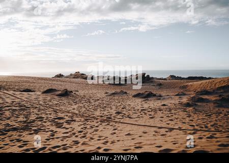 Desert Landscape of the Timlalin Dunes Near Agadir, Morocco 15 November ...