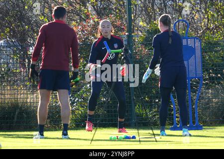 United States goalkeeper Phallon Tullis-Joyce (21) makes a save against ...