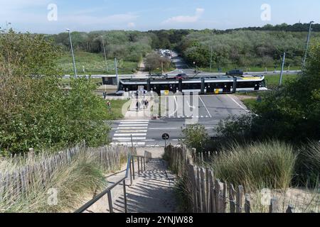 Kusttram / Tramway de la côte belge (Coast Tram), 67 km long light rail ...