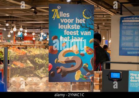 Billboard AH Supermarket At Amsterdam The Netherlands 27-4-2023 Stock ...