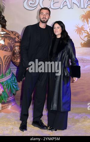 Bryan Cristante und Selene Cito bei der Premiere des Animationsfilms ...