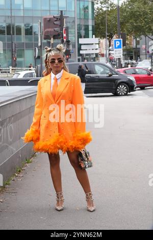Carla Frigo attends Maison Valentino fashion show during Paris Fashion ...