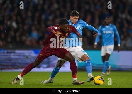 Manu Kone' of AS Roma during the Serie A Enilive match between AS Roma ...