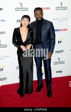 Ali Ahn und William Jackson Harper bei der Verleihung der 31. Screen ...