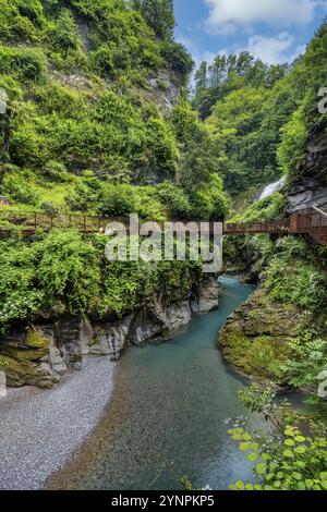A view of the Orrido Gorge in Bellano on Lake Como Stock Photo - Alamy