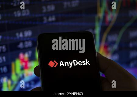 AnyDesk app logo on phone screen Stock Photo - Alamy