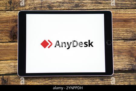 AnyDesk app logo on phone screen Stock Photo - Alamy