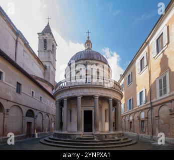 Bramante's Tempietto, San Pietro in Montorio, Rome Stock Photo - Alamy