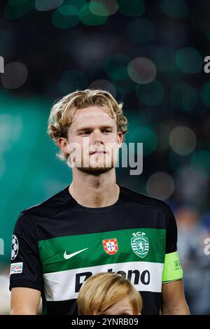 Morten HJULMAND of Sporting during the UEFA Champions League, League ...