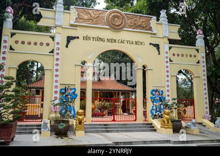 Temple of the Hung Kings, Tao Dan Park, Ho Chi Minh City, Vietnam Stock ...