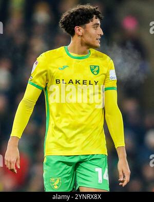 Ben Chrisene of Norwich City in the pregame warmup session during the ...