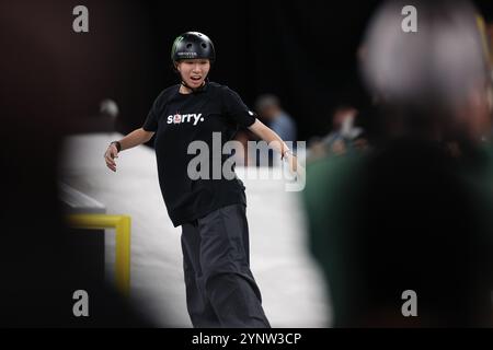 Liz Akama (JPN), NOVEMBER 23, 2024 - Skateboarding : 2024 SLS ...