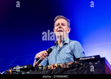 DJ Pat Sharp performing at a 1980s retro concert in Southend on Sea ...