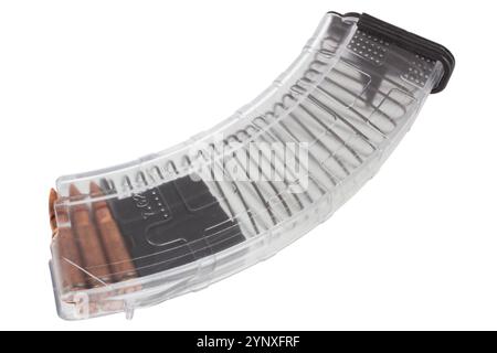 Gun magazine made of transparent plastic for Kalashnikov ak 47 assault ...
