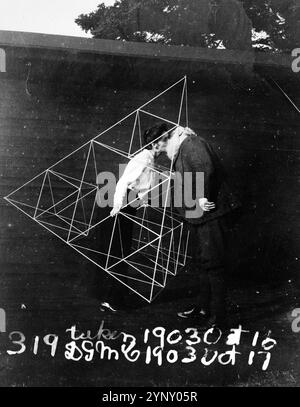 Alexander Graham Bell with his wife Mabel, half-length portrait, C.M ...