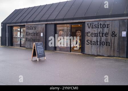 Volk's Electric Railway Visitor Centre and Station Stock Photo - Alamy