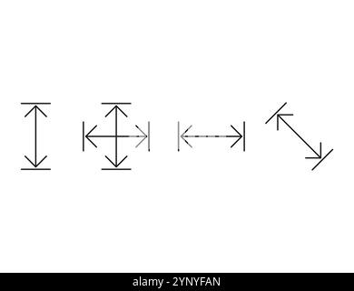 Square area icon. Arrows sign. Measuring land area. Square Meter icon ...