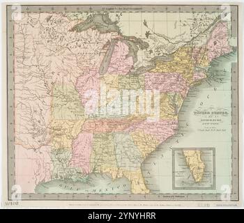 Maps of The United States 1875 Stock Photo - Alamy