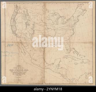Map exhibiting the lines of march passed over by the troops of the ...
