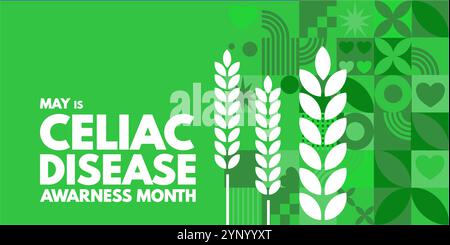Celiac disease awareness month. - banner Stock Vector Image & Art - Alamy