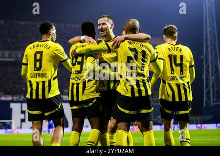 from left: Maximilian Beier, Jamie Leweling, Nick Woltemade, Angelo ...