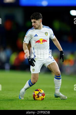 Leeds United's Manor Solomon during the Sky Bet Championship match ...
