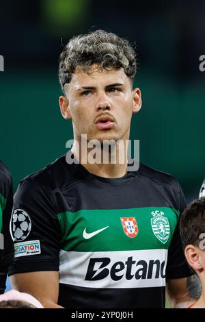 Maximiliano Araujo of Sporting CP seen during UEFA Champions League ...