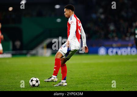 Jurrien Timber of Arsenal seen during the Premier league football match ...