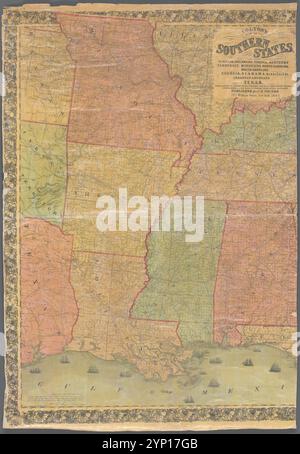 This 1862 map of North and South Carolina, created by Johnson ...